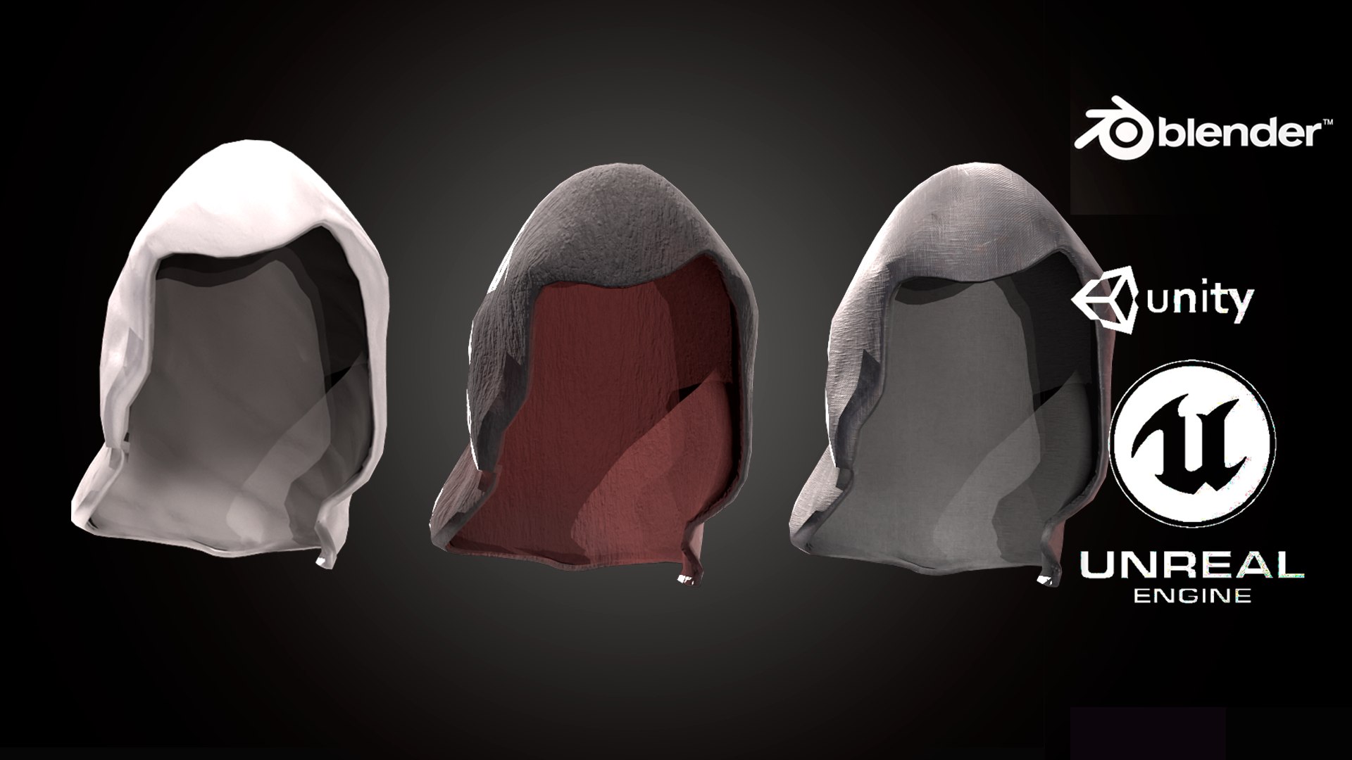 3D Assassin Hood 2 - TurboSquid 2388099