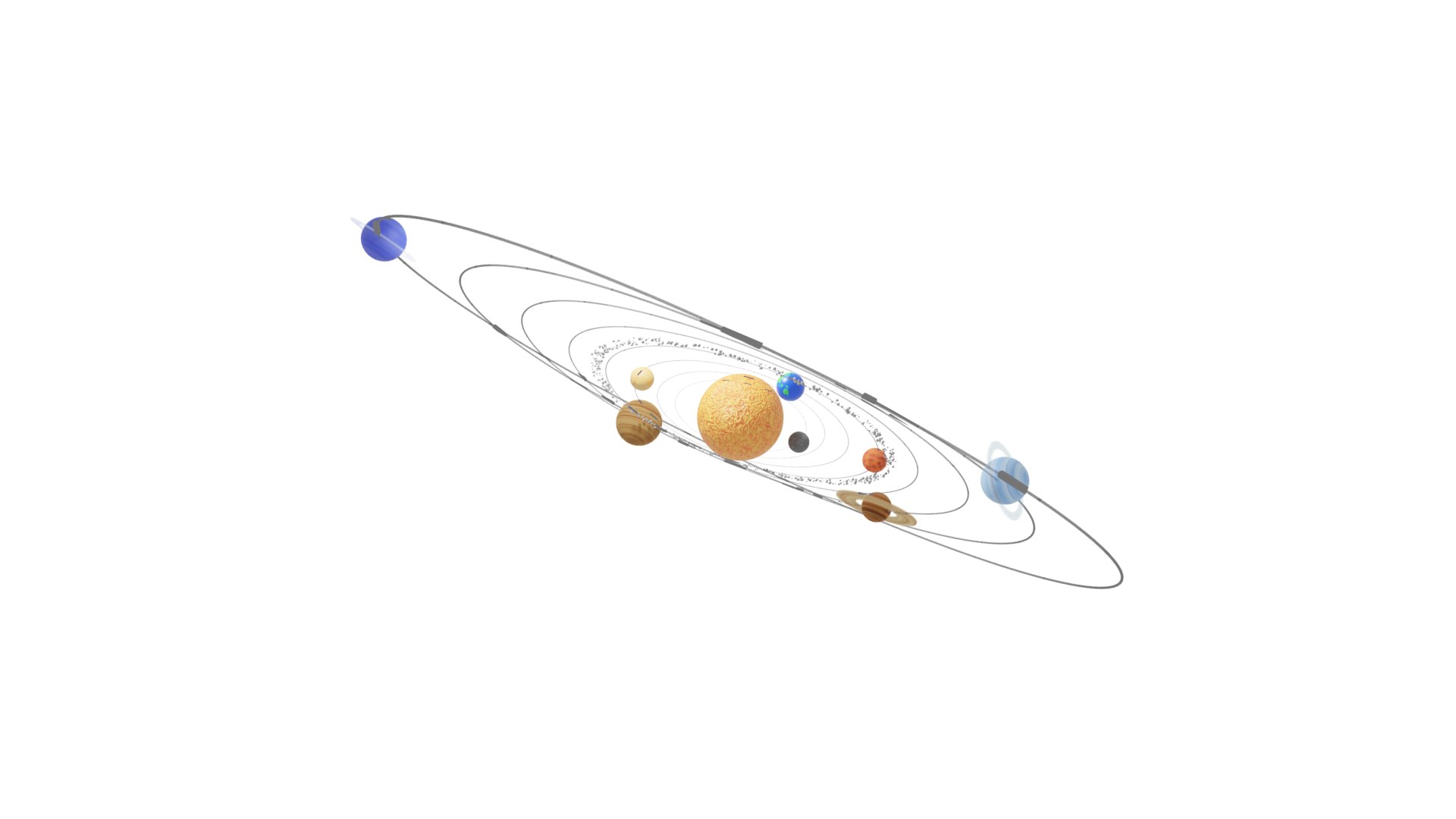 3D Solar System 3D Illustration - TurboSquid 2244447