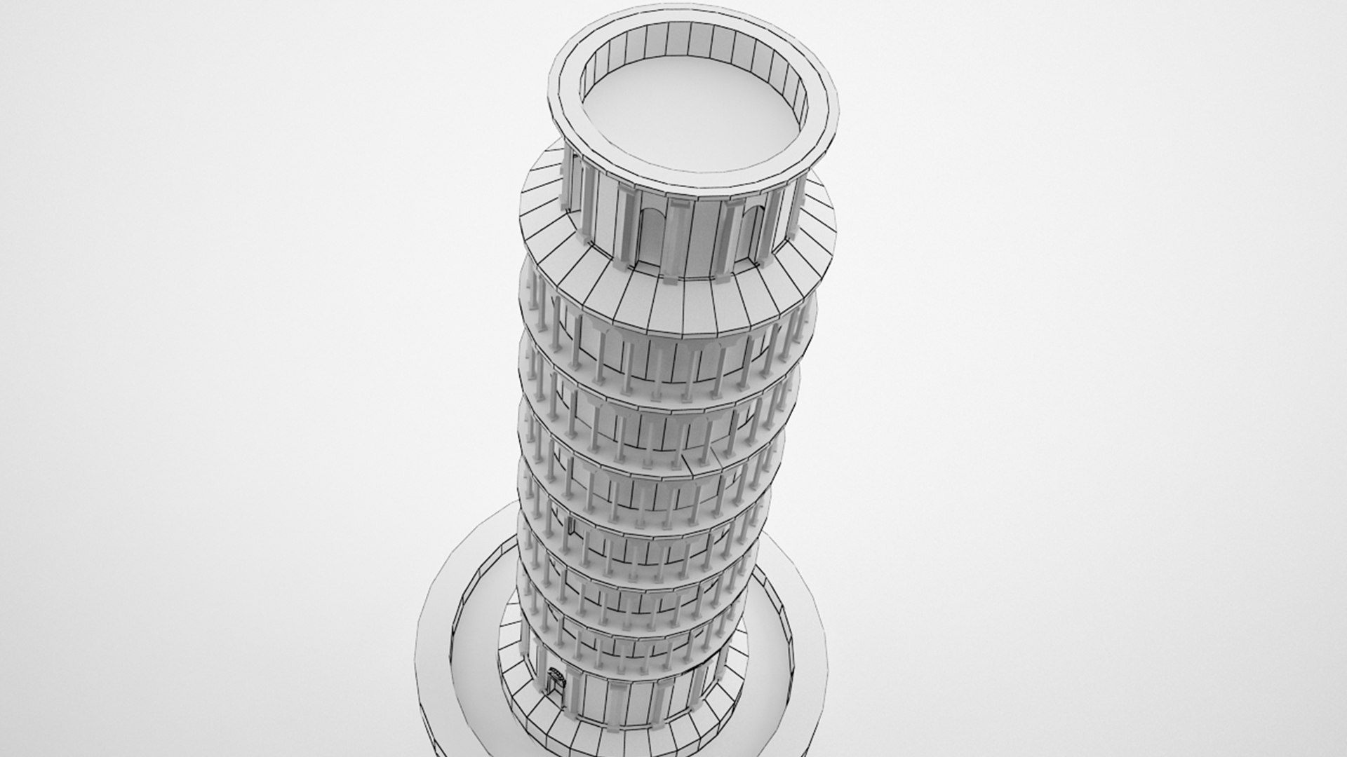 Pisa Tower Italy Torre De Pisa Model - TurboSquid 2021288