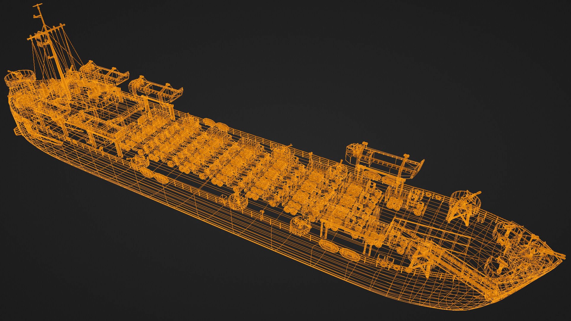 Lst Landing Transport Ship Boat 3d Model