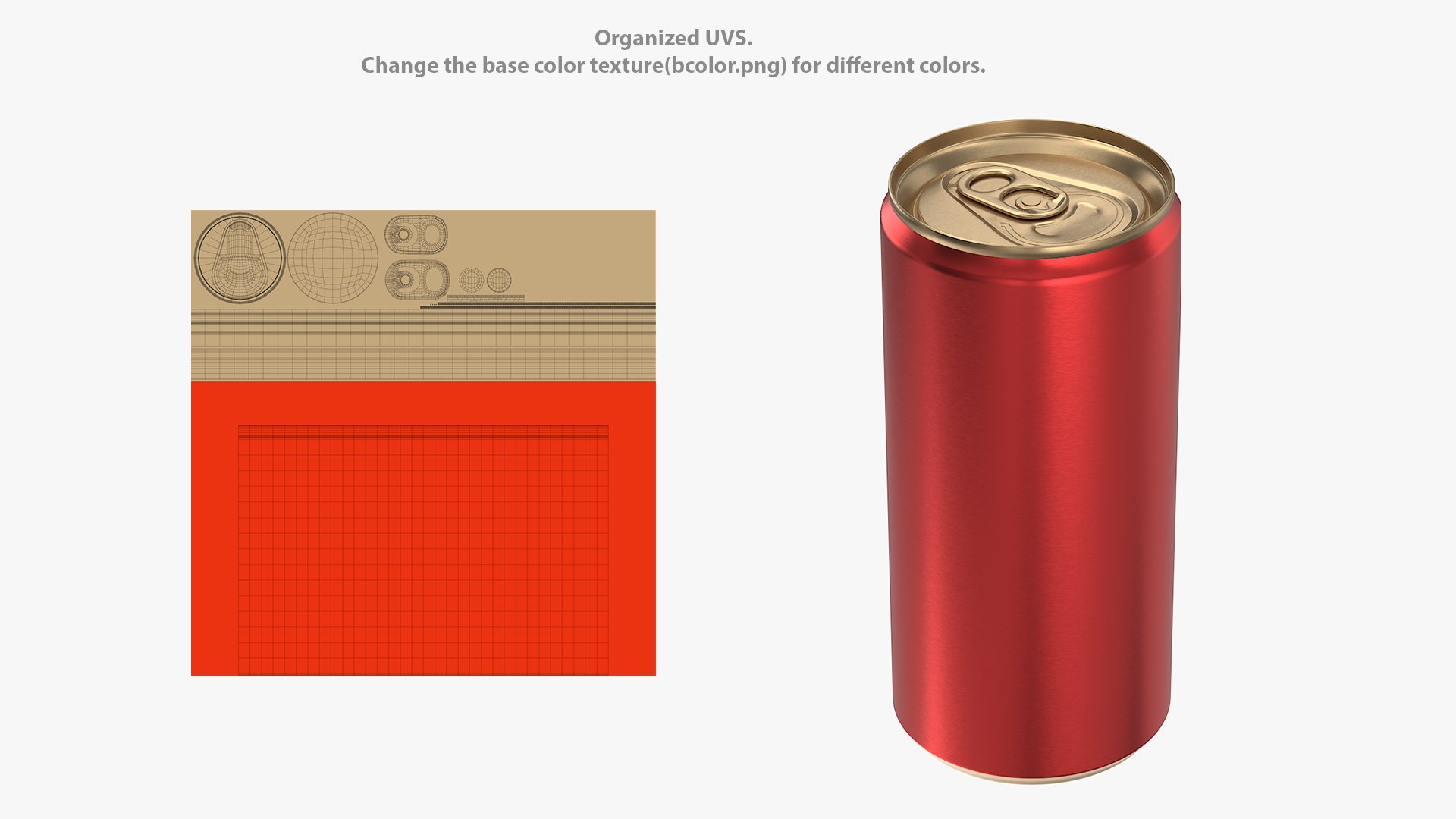 Slim Aluminum Can 200ML Collection Model - TurboSquid 2172436