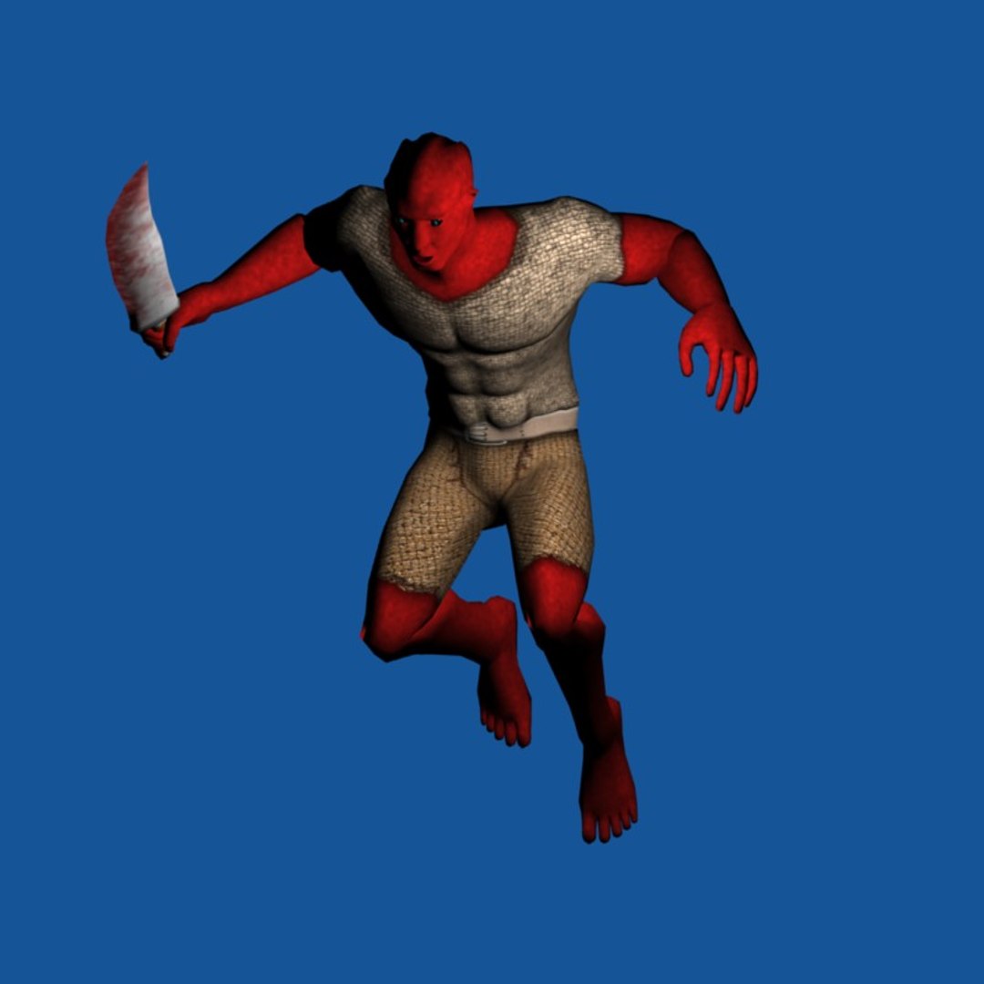 Character Hero Enemy 3d Model