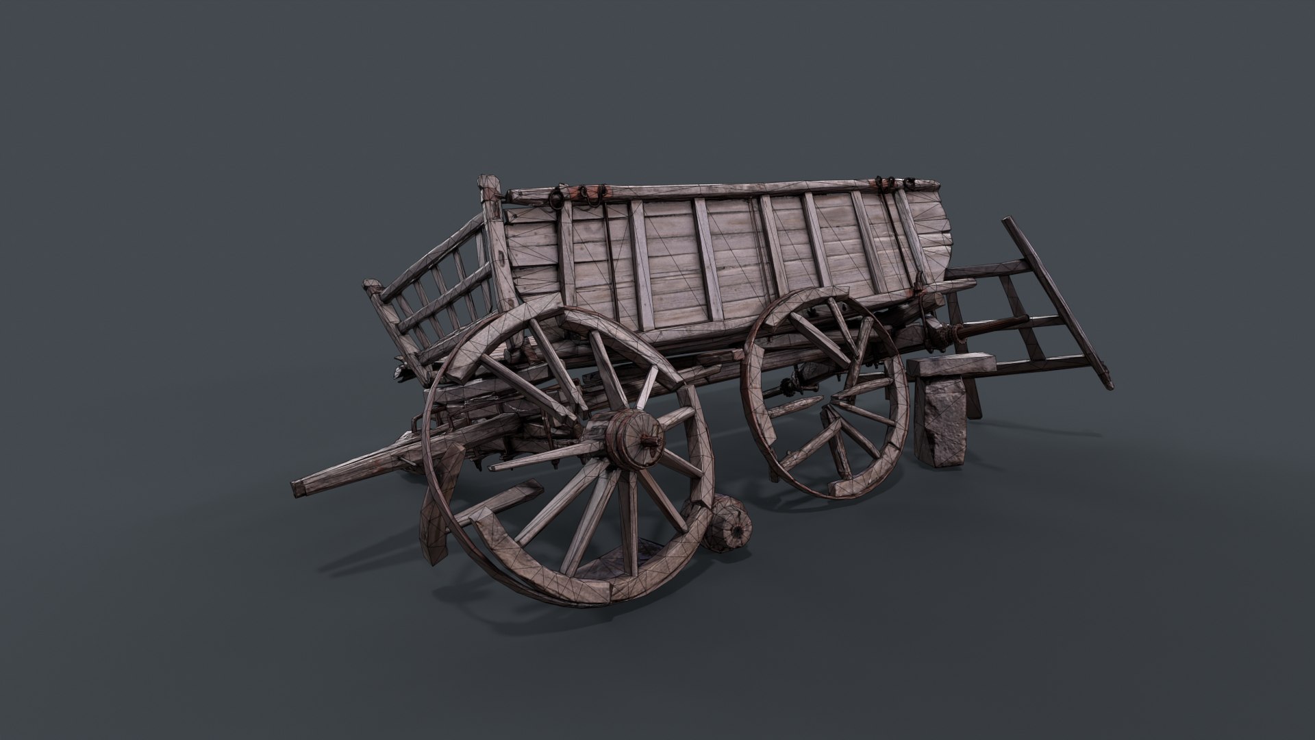 3D Damaged Cart Model - TurboSquid 2074974