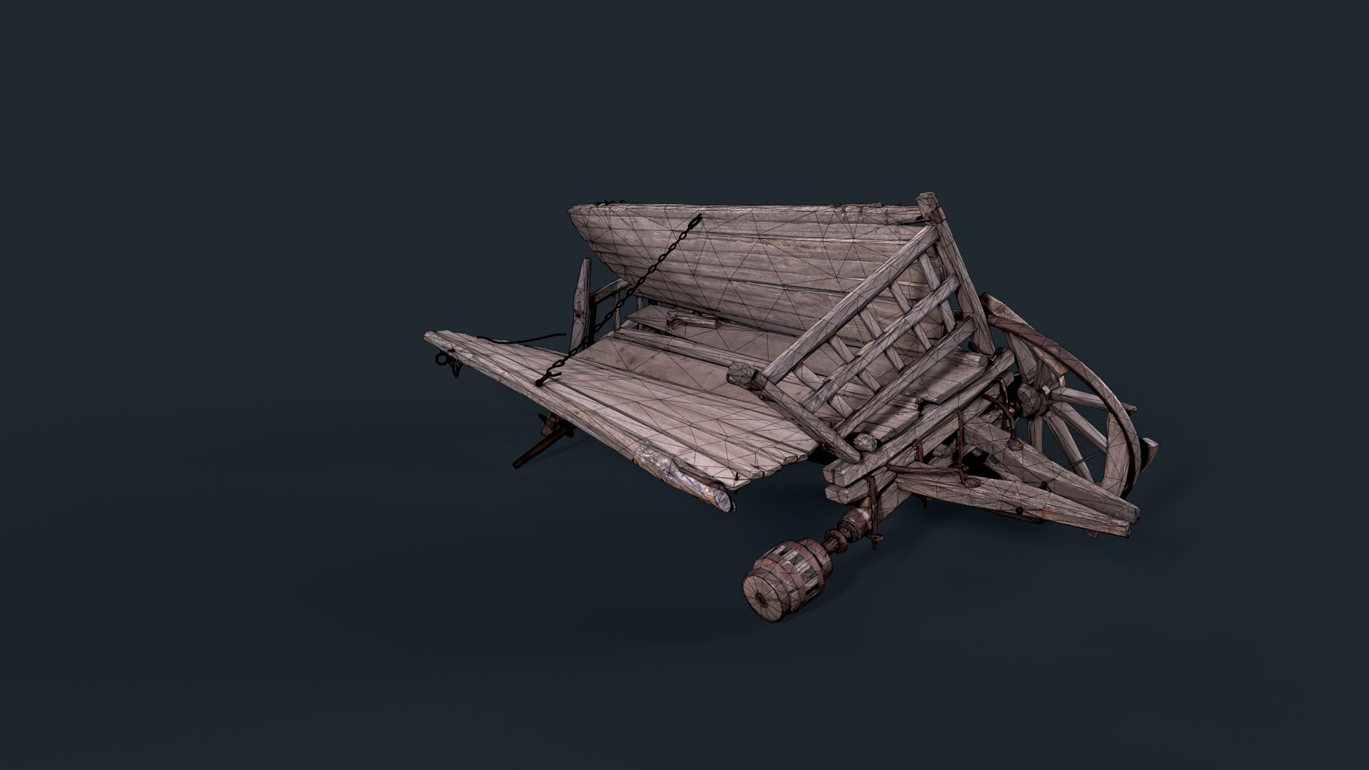 3D Damaged Cart Model - TurboSquid 2074974