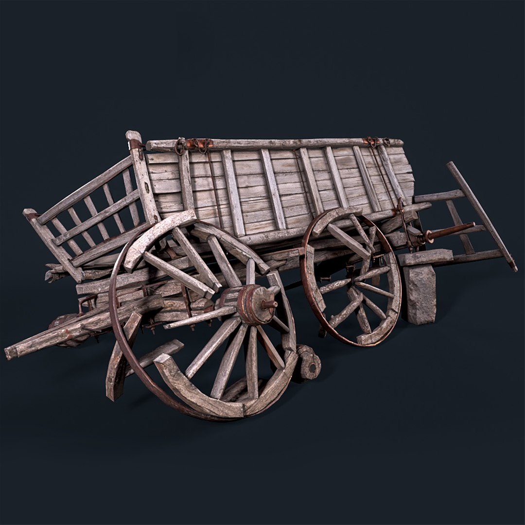 3D Damaged Cart Model - TurboSquid 2074974