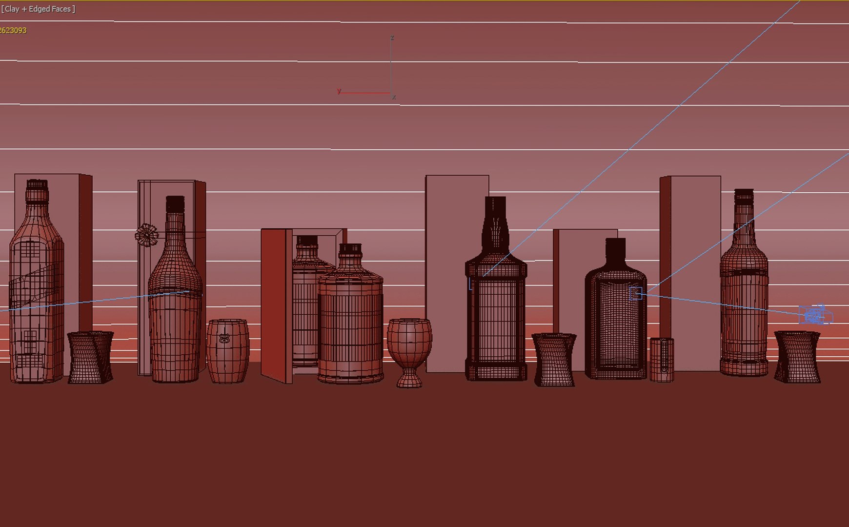 Liquor Collection 3D model - TurboSquid 2170760