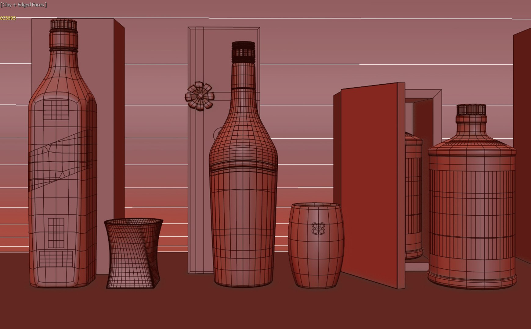 Liquor Collection 3D model - TurboSquid 2170760