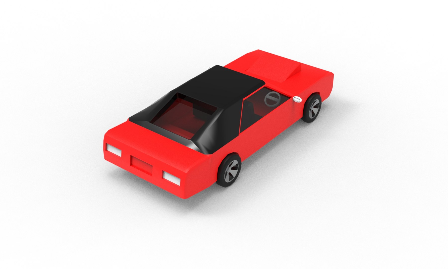 Dodge Low-poly 3D Model Model - TurboSquid 2336930