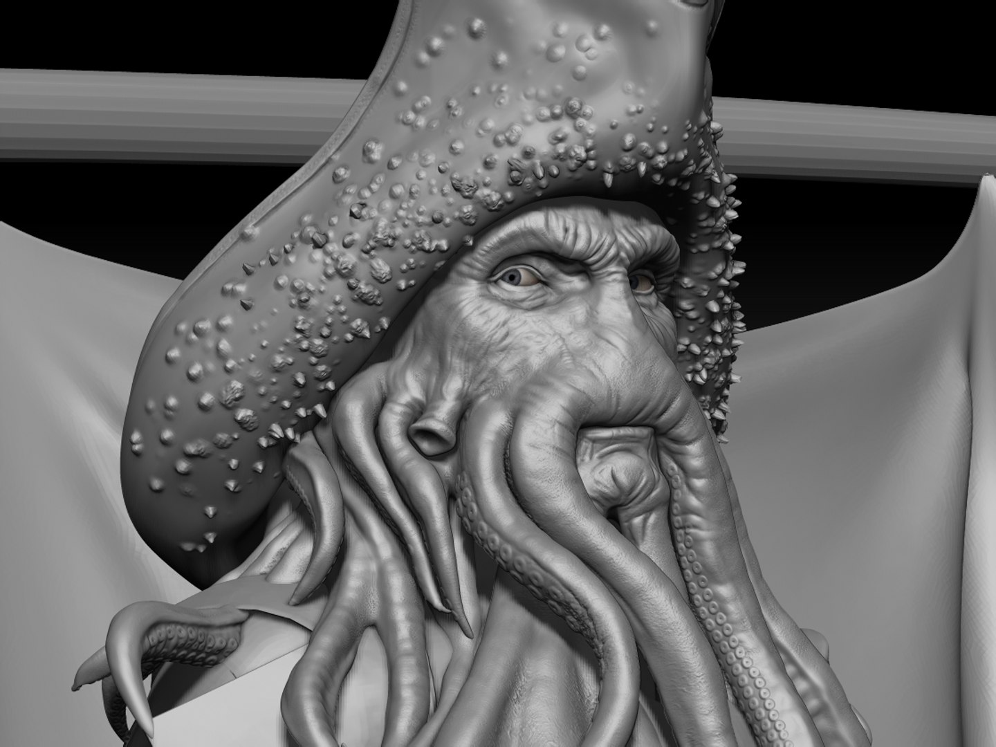 3D Davy Jones Model - TurboSquid 2391508