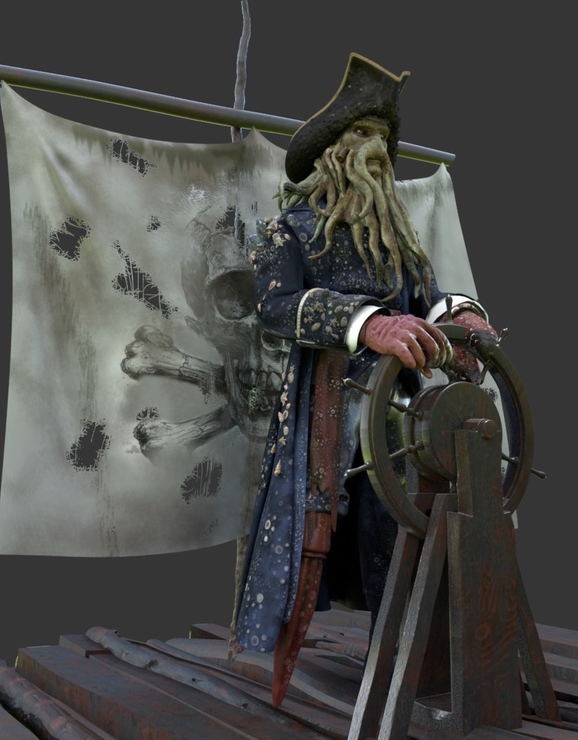 3D Davy Jones Model - TurboSquid 2391508