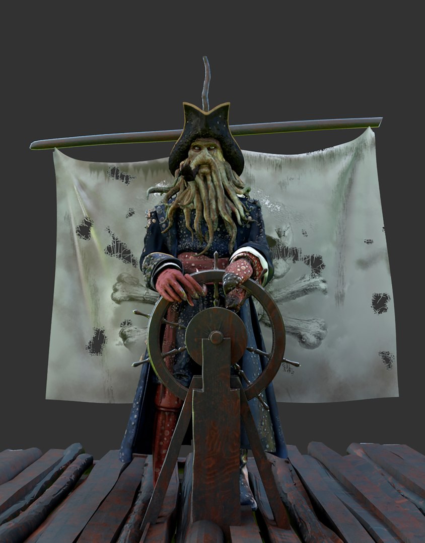 3D Davy Jones Model - TurboSquid 2391508