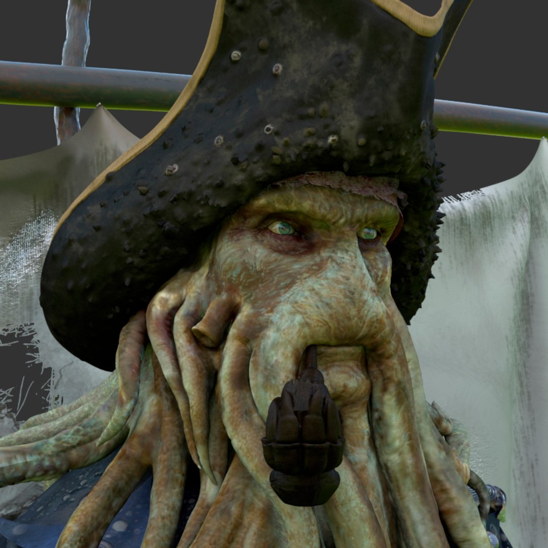3D Davy Jones Model - TurboSquid 2391508
