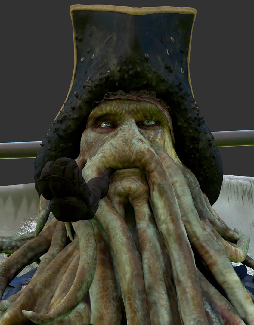 3D Davy Jones Model - TurboSquid 2391508