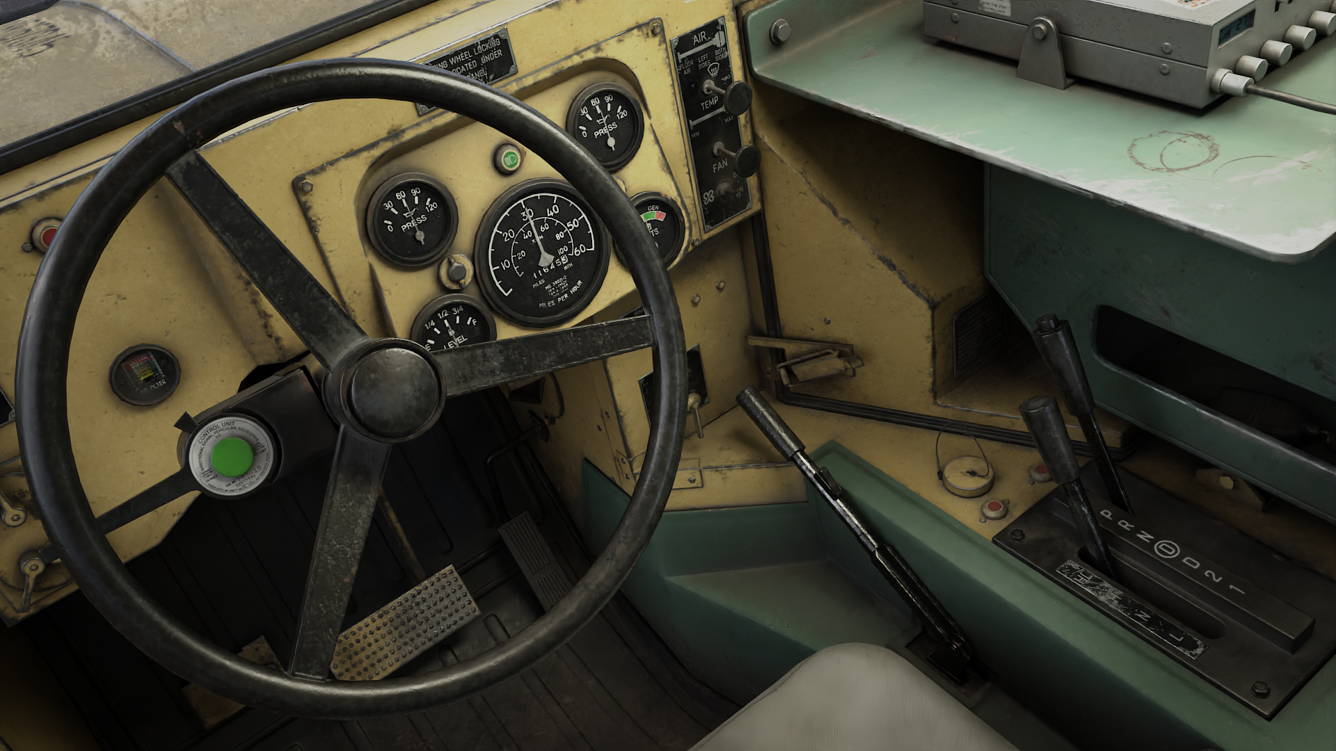 Humvee Armored Car With Interior Realtime 3D Model - TurboSquid 2190802