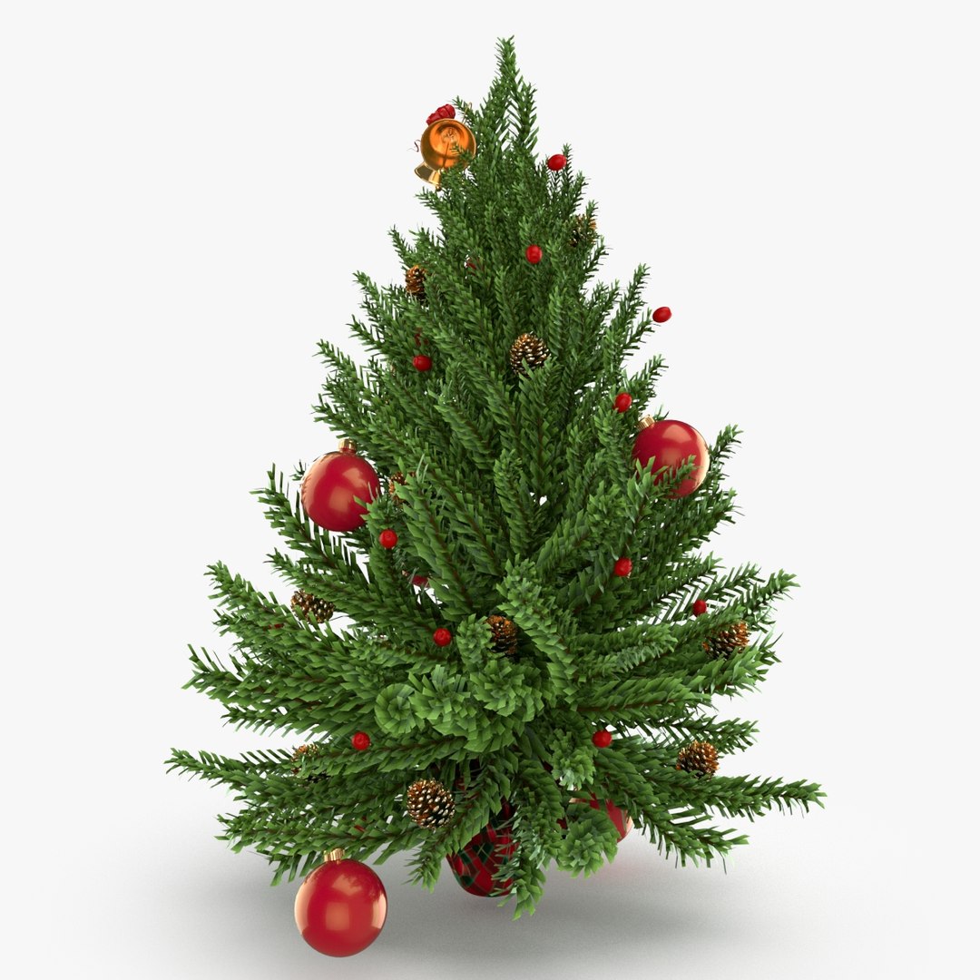 3d christmas tree model