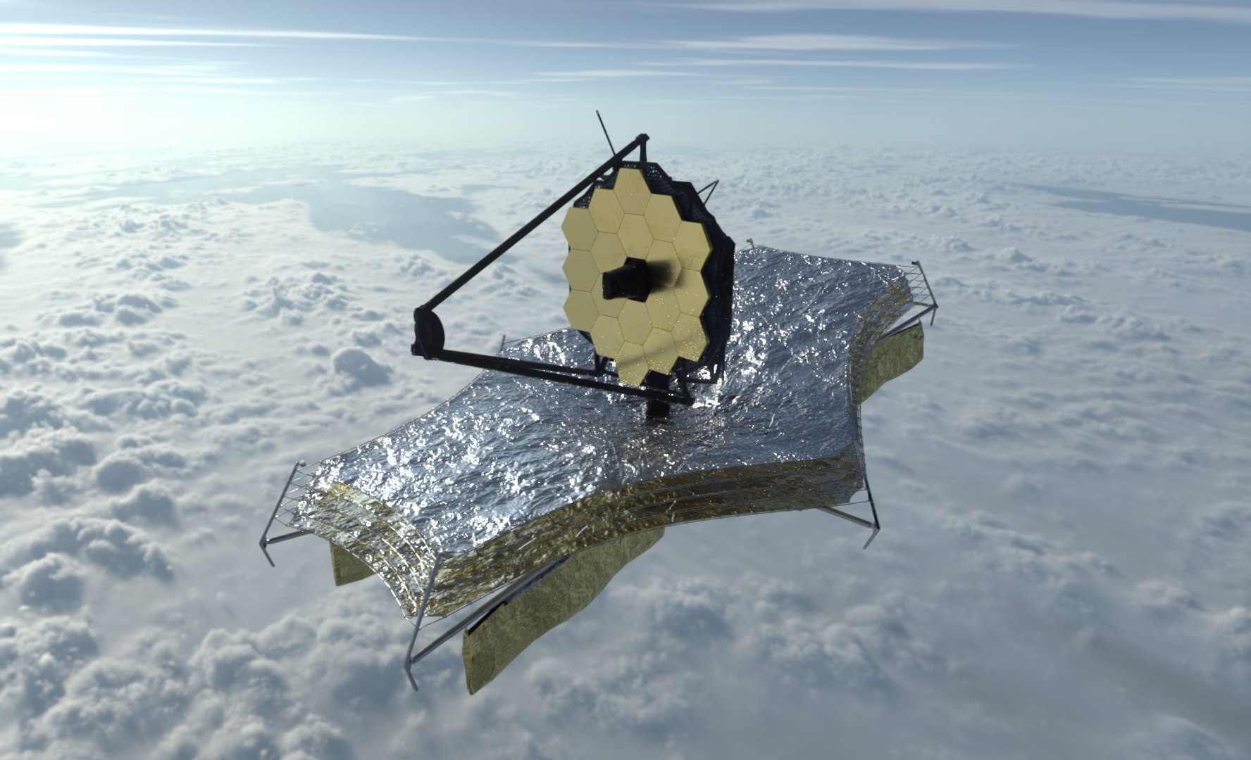 3D James Webb Space Telescope Model - TurboSquid 1304091