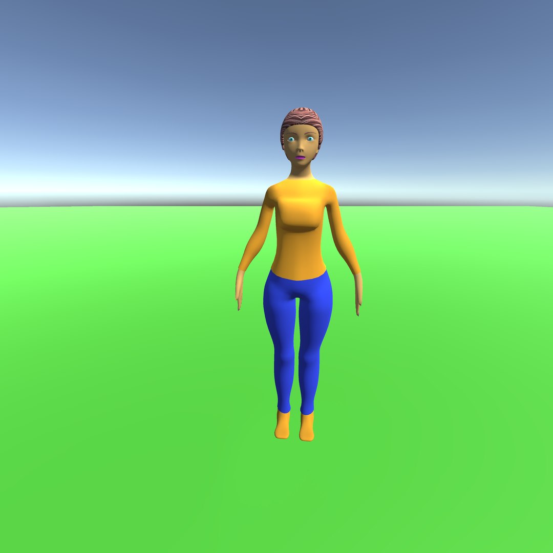 3D Femal Characater MeMe - TurboSquid 2082260