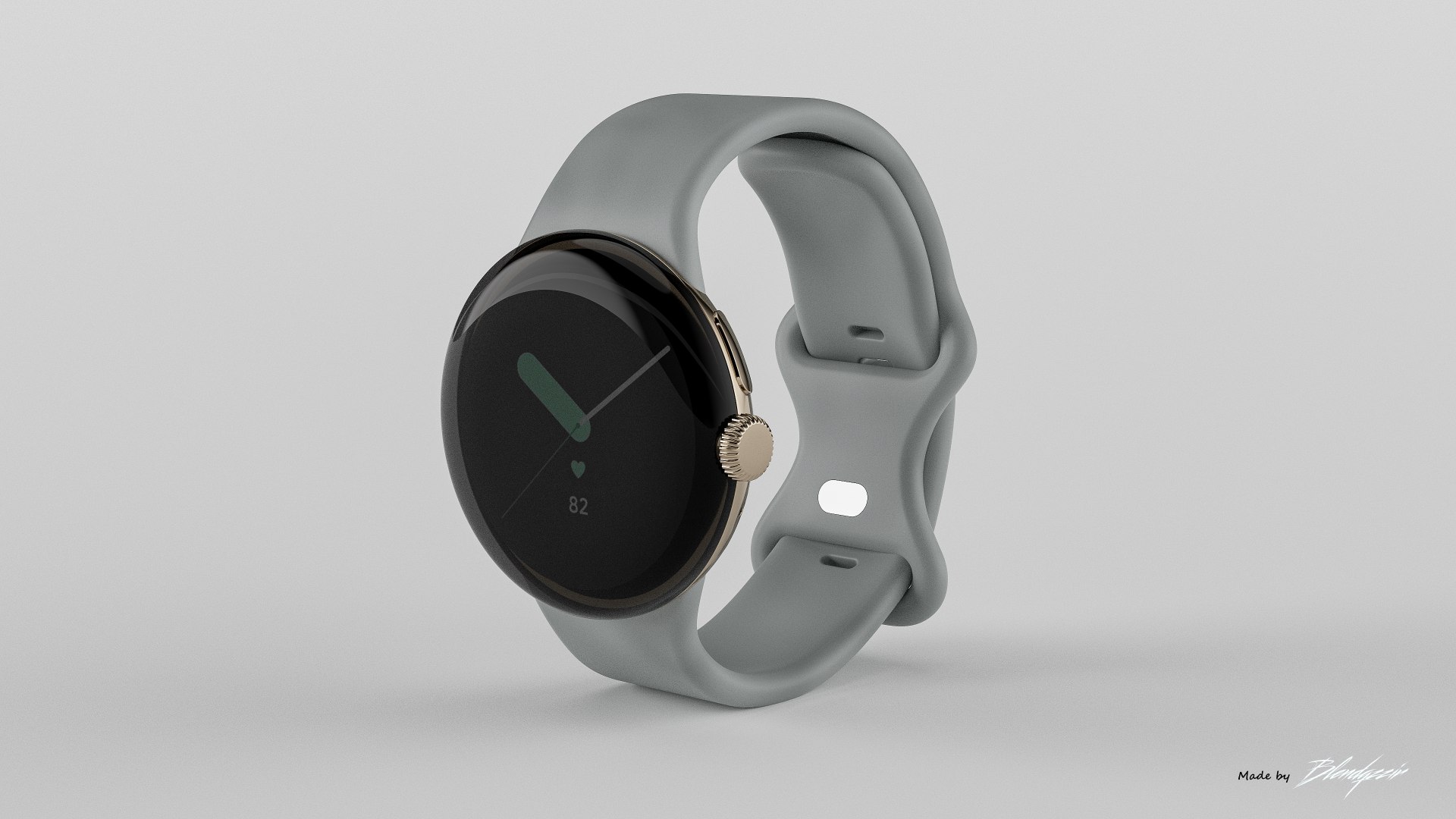 3D GOOGLE PIXEL WATCH Model - TurboSquid 2044297