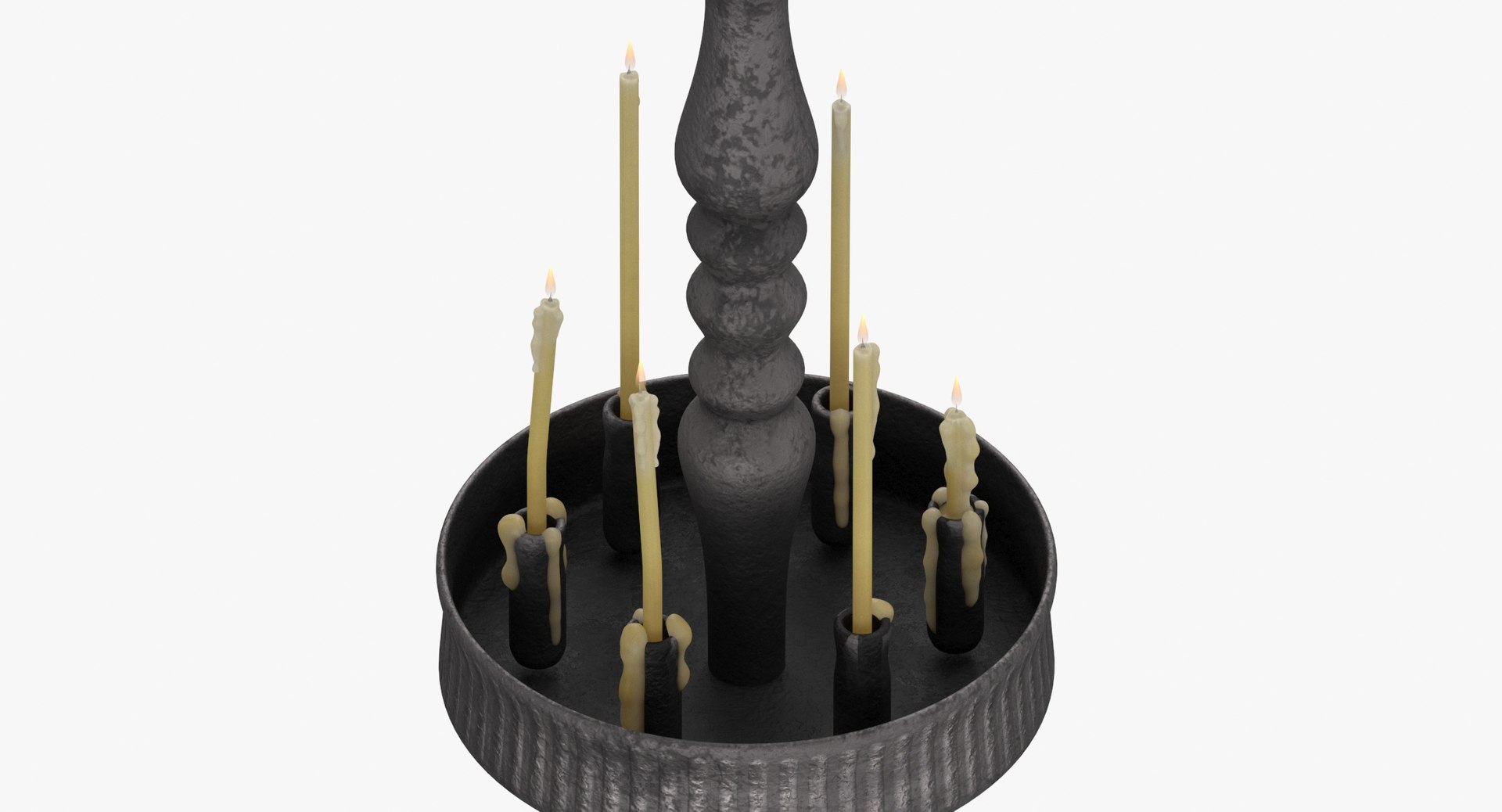 3D Candlestick 02 Model - TurboSquid 1828914