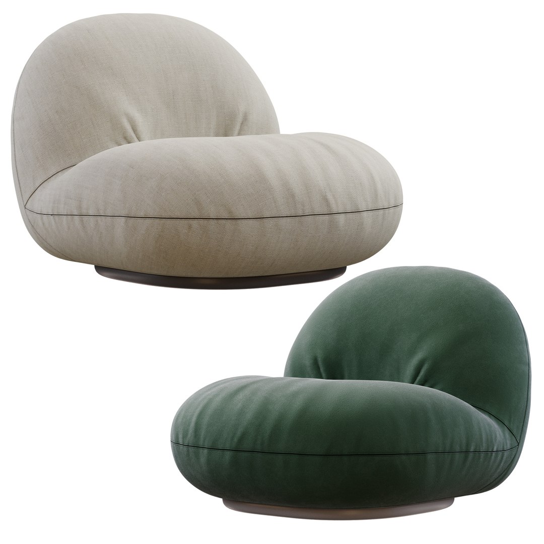 3D Pacha Armchair By Gubi - TurboSquid 1999741