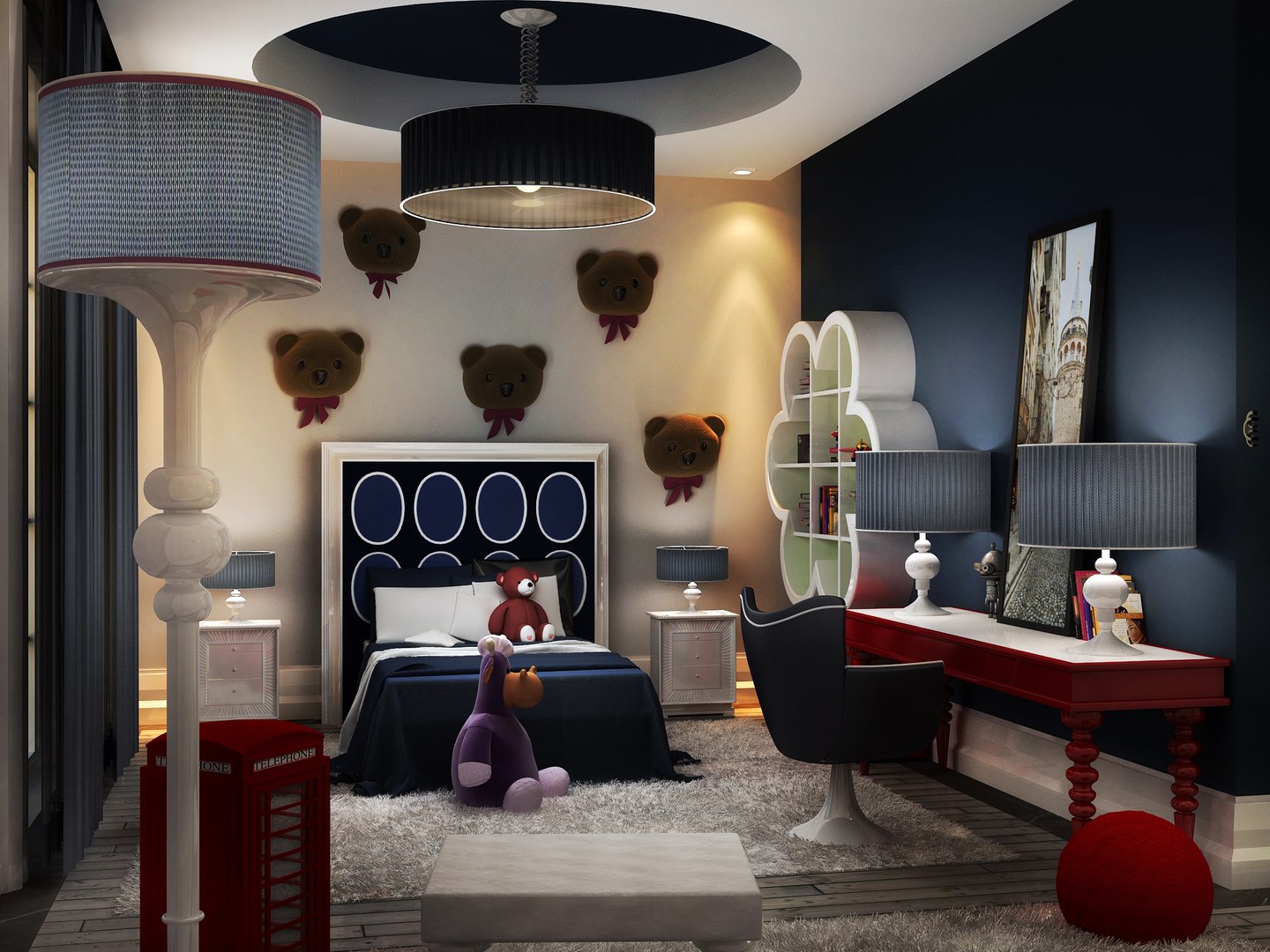 Children Room 3d Model