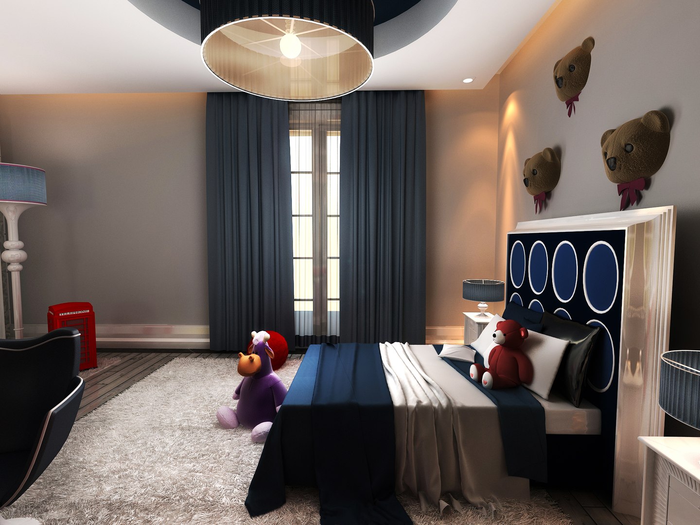Children Room 3d Model