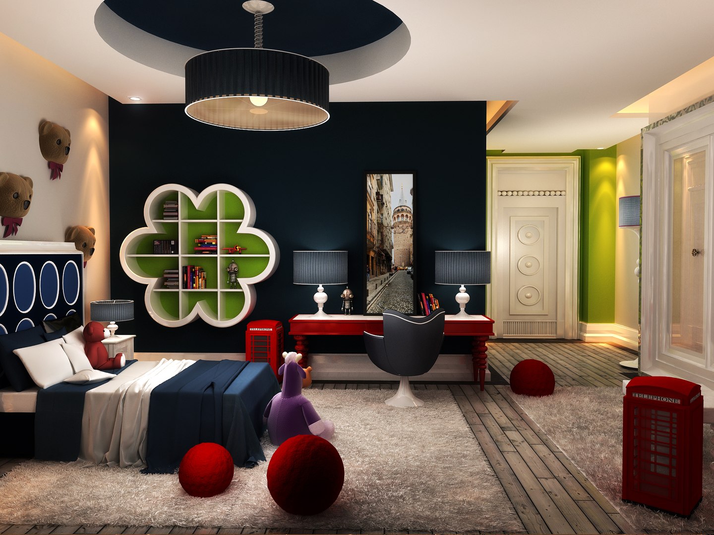 Children Room 3d Model