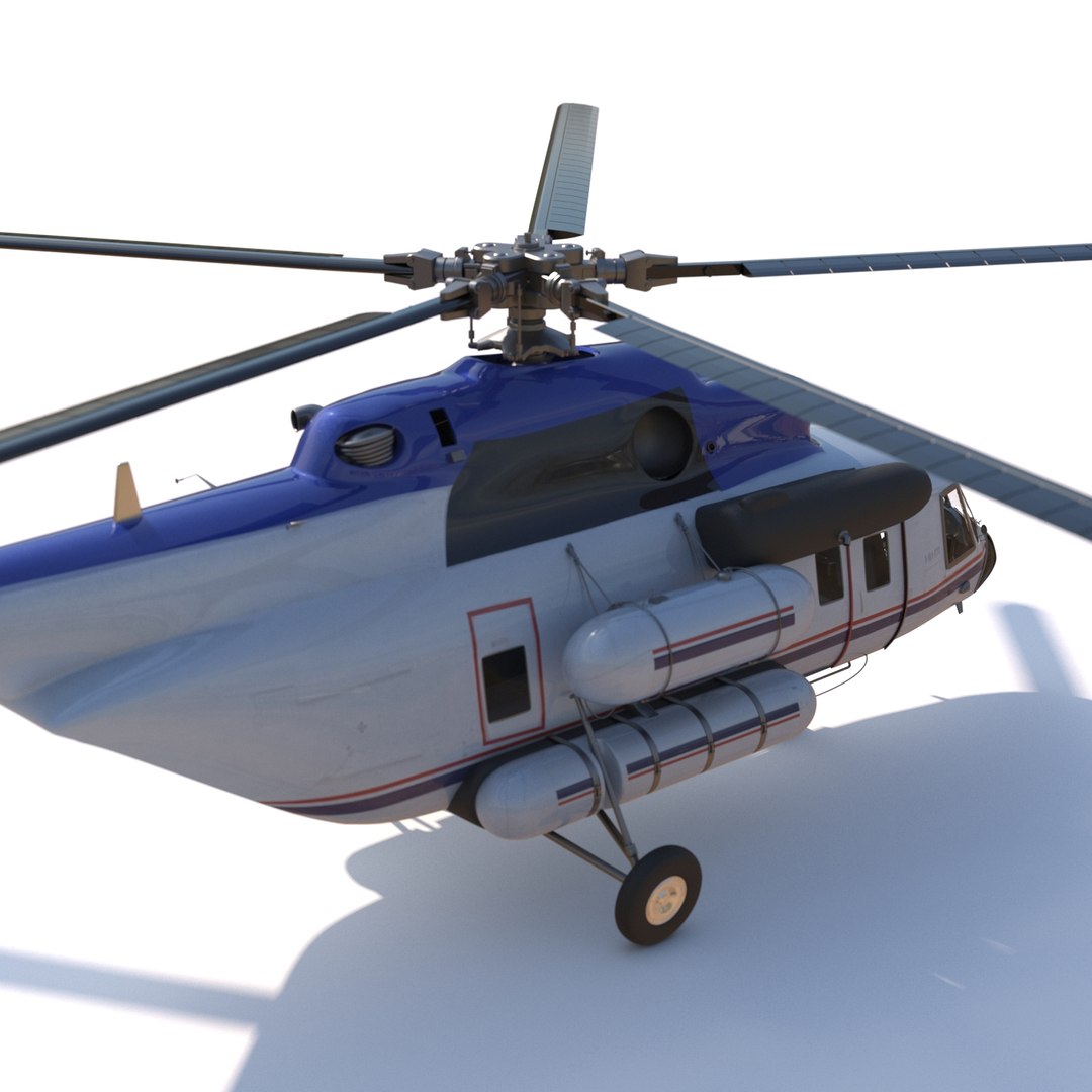 3D Mi 8 Helicopter Model - TurboSquid 1324839
