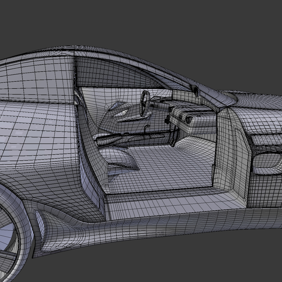 3D model interior version concept coupe - TurboSquid 1393014