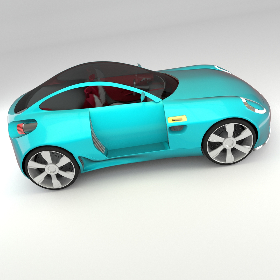 3D model interior version concept coupe - TurboSquid 1393014