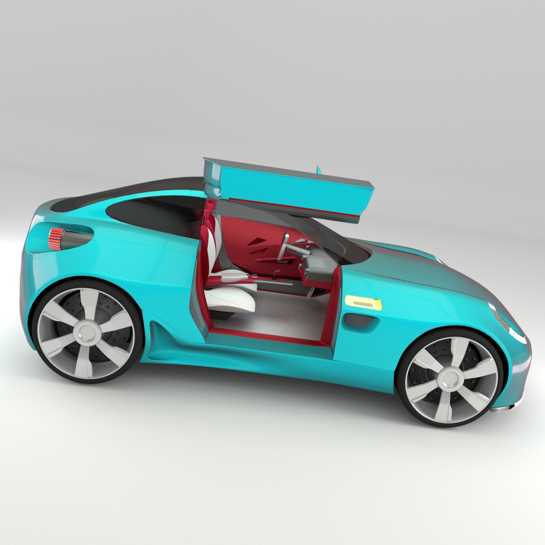 3D model interior version concept coupe - TurboSquid 1393014