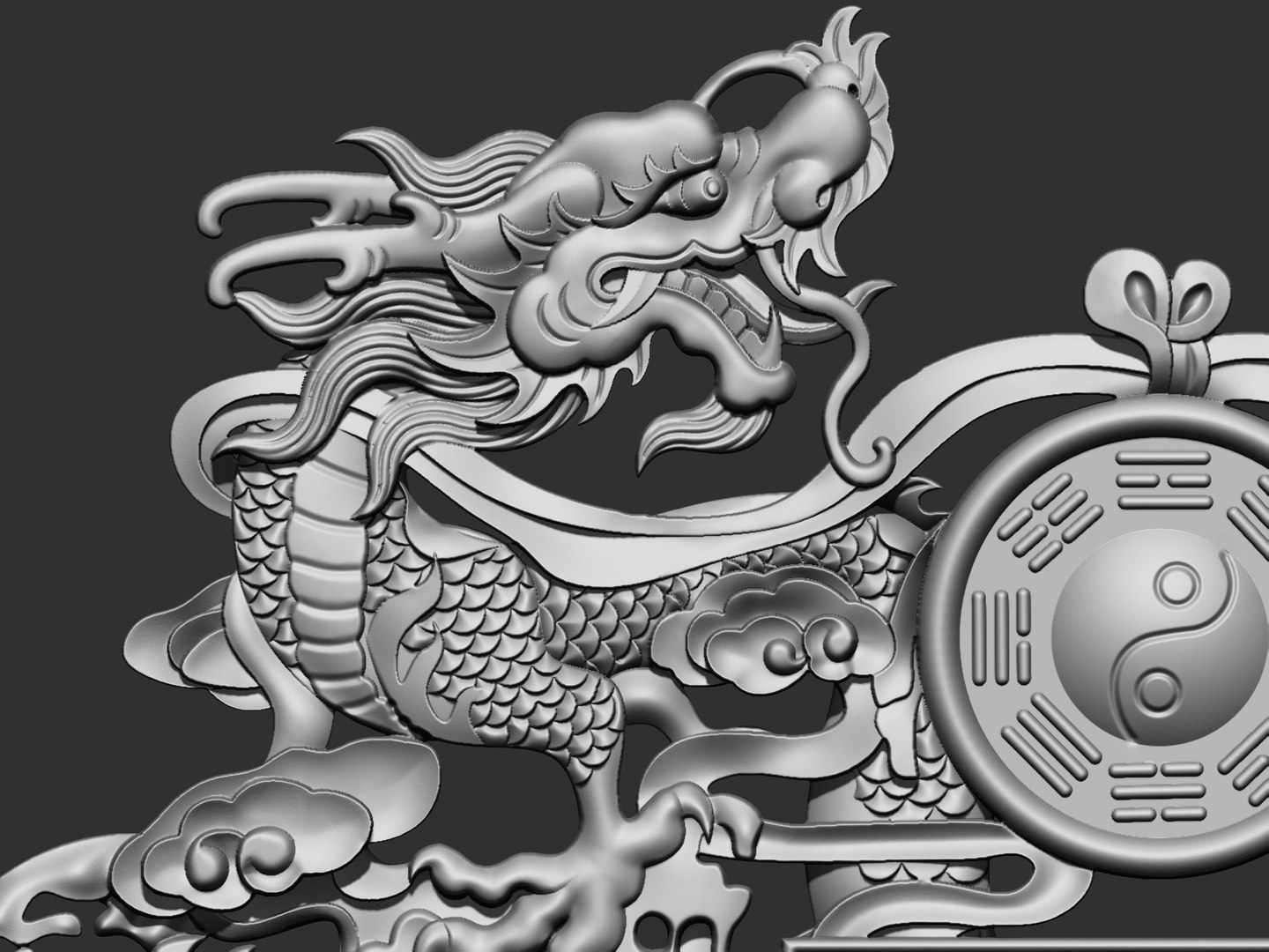 3D Model Dragons Decoration - TurboSquid 2038432