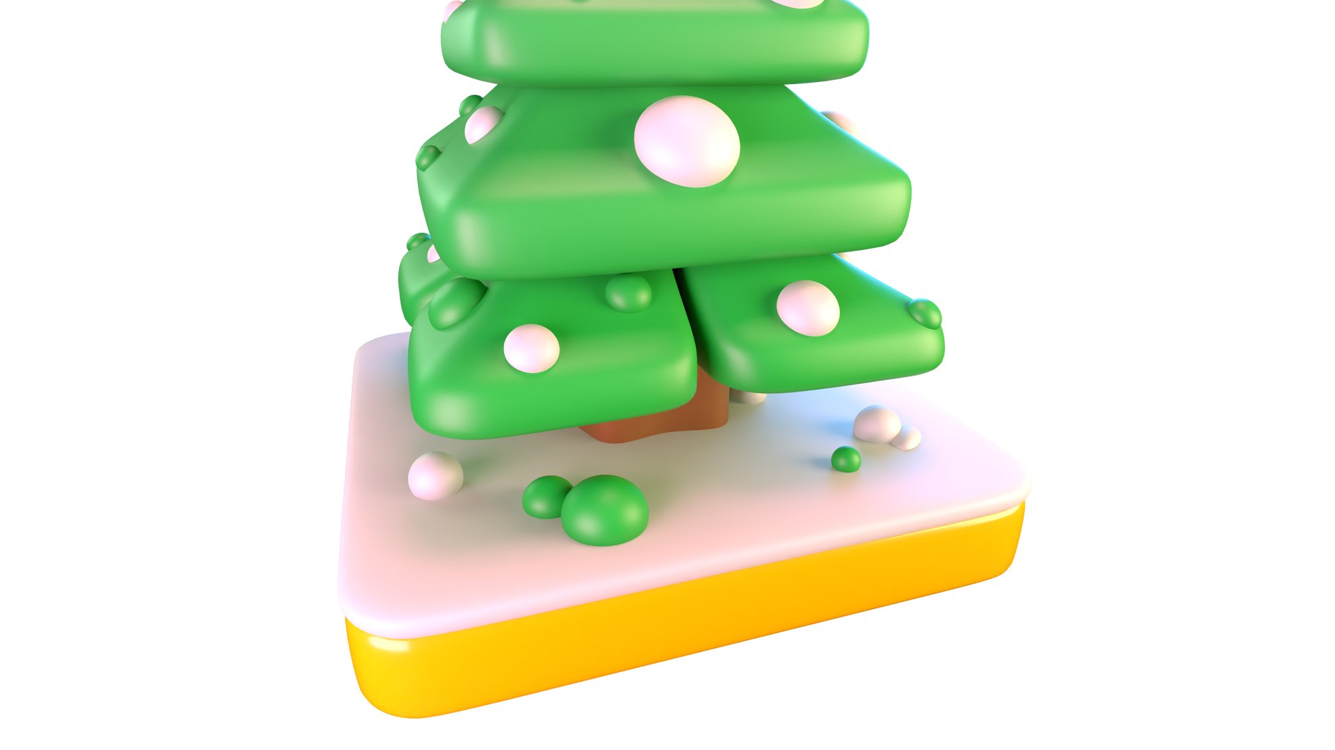 Stylized Christmas Tree 3d Model 3D model - TurboSquid 2168326