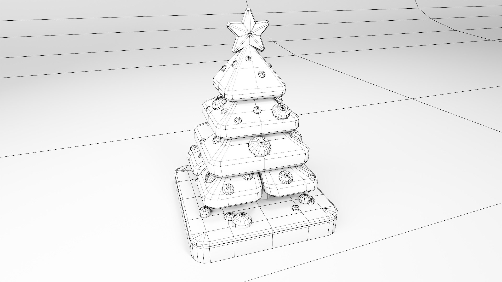 Stylized Christmas Tree 3d Model 3D model - TurboSquid 2168326