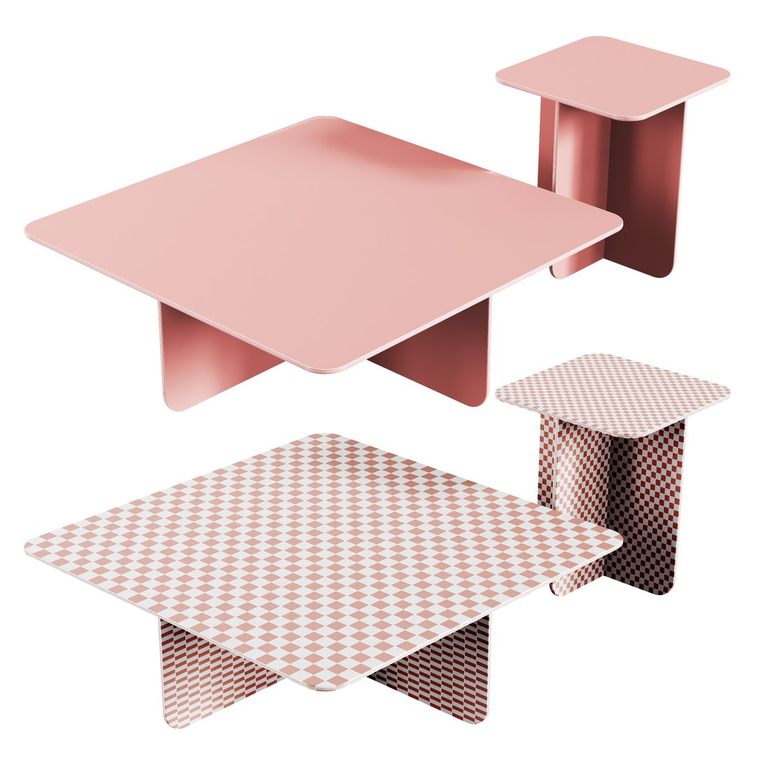 3D Blur Tables 2 Models - TurboSquid 1917041