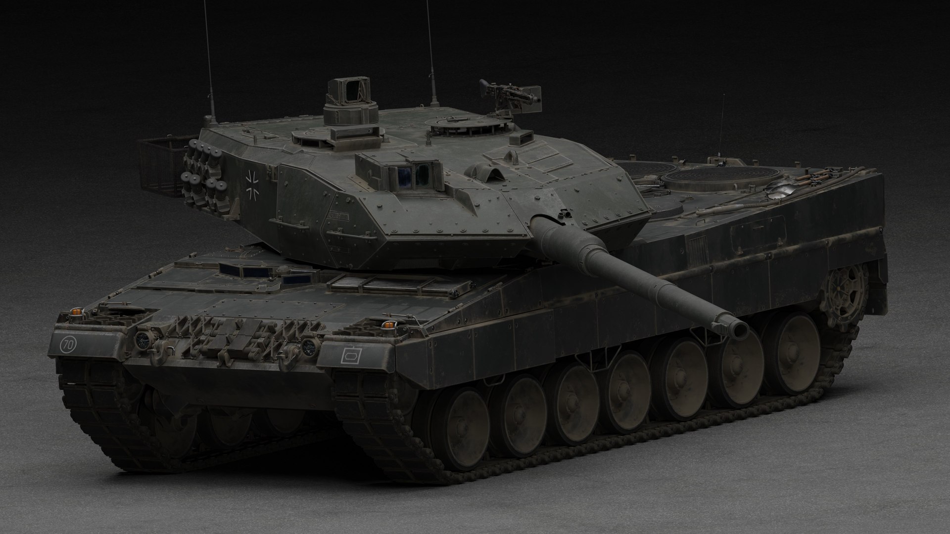 3D Tank Leopard 2A6 Model - TurboSquid 2193597