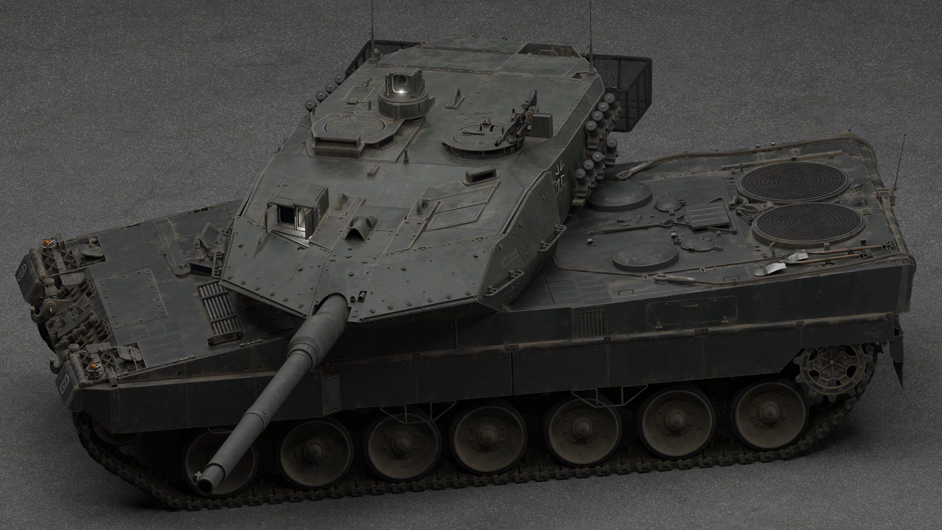 3D Tank Leopard 2A6 Model - TurboSquid 2193597