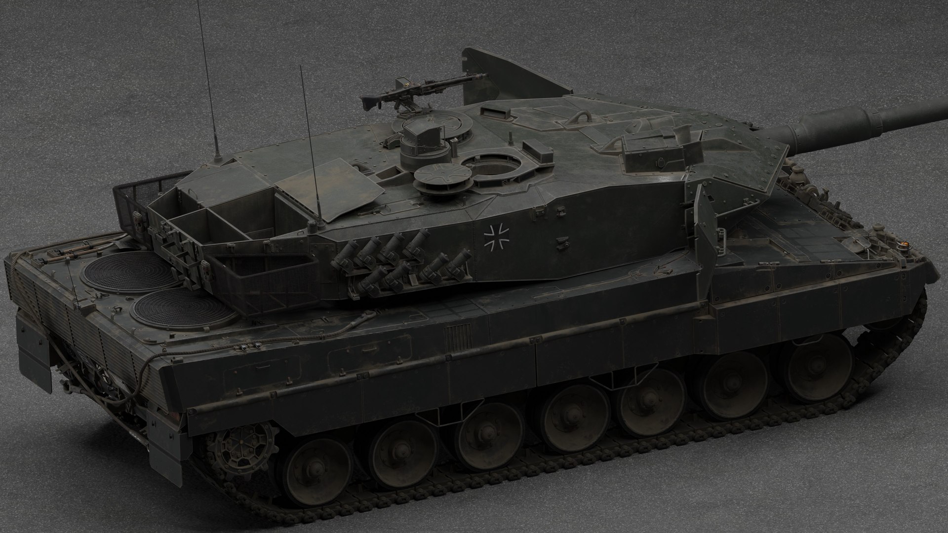 3D Tank Leopard 2A6 Model - TurboSquid 2193597