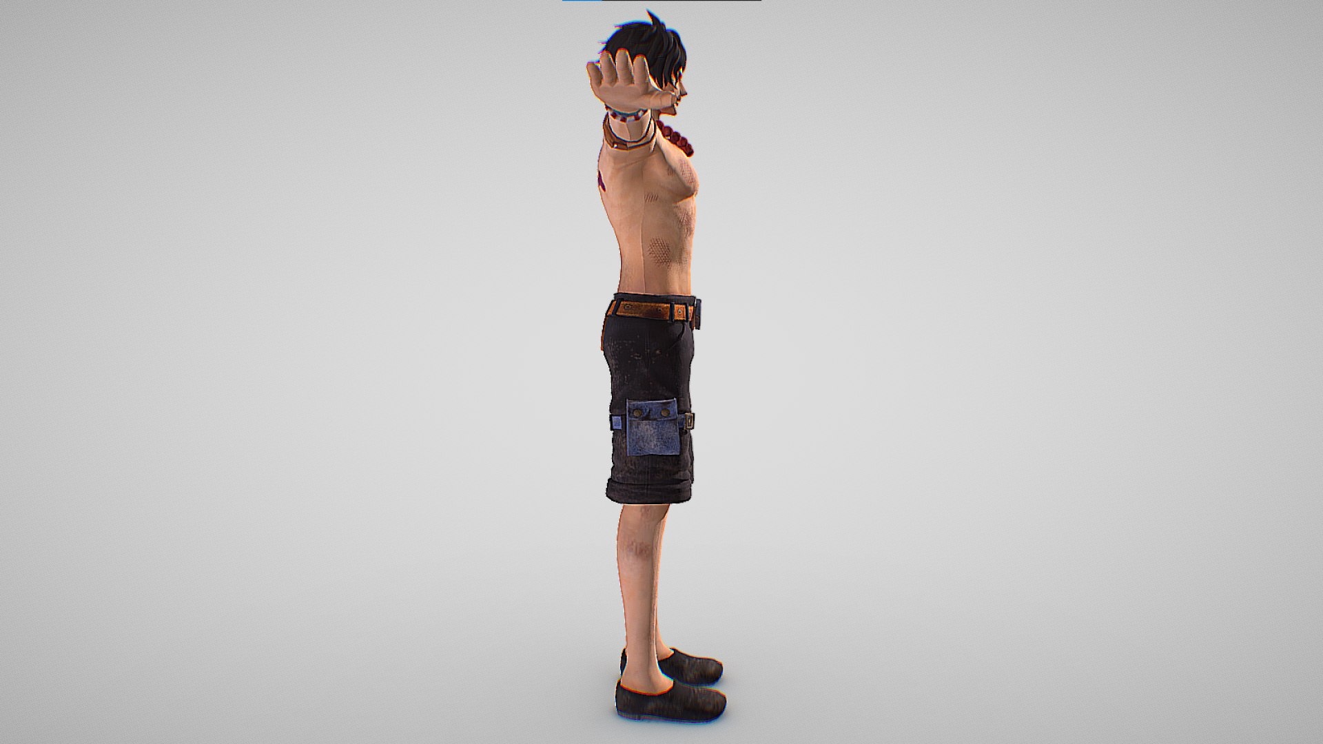 3D Portgaz D Ace - One Piece - Pirate Warriors Model - TurboSquid 2356366