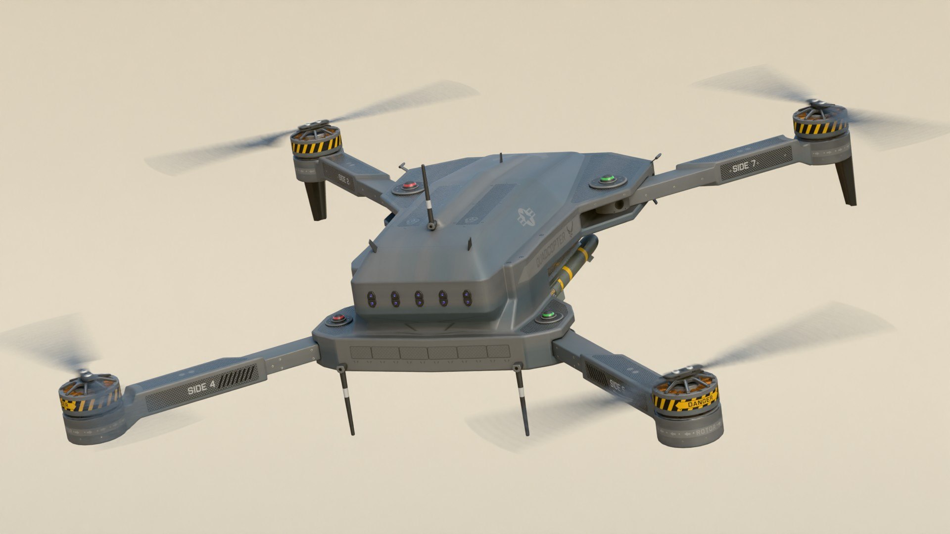 Military Drone SC 3D Model - TurboSquid 2319551