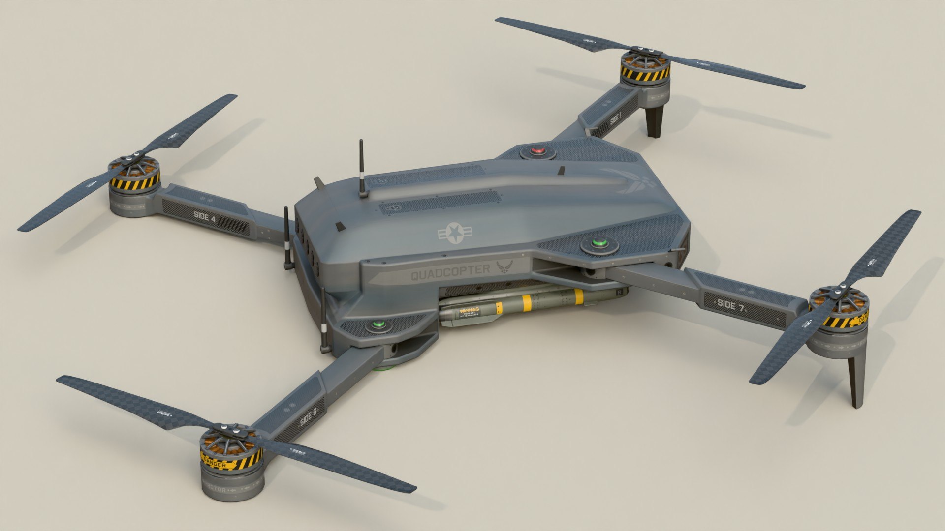 Military Drone SC 3D Model - TurboSquid 2319551