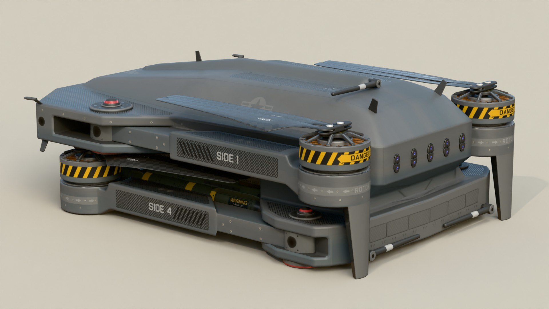 Military Drone SC 3D Model - TurboSquid 2319551