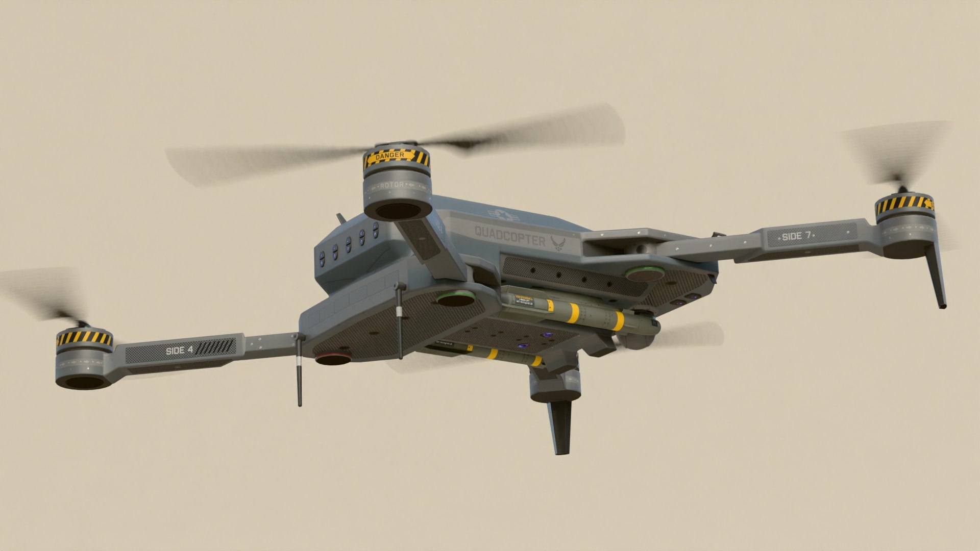 Military Drone SC 3D Model - TurboSquid 2319551