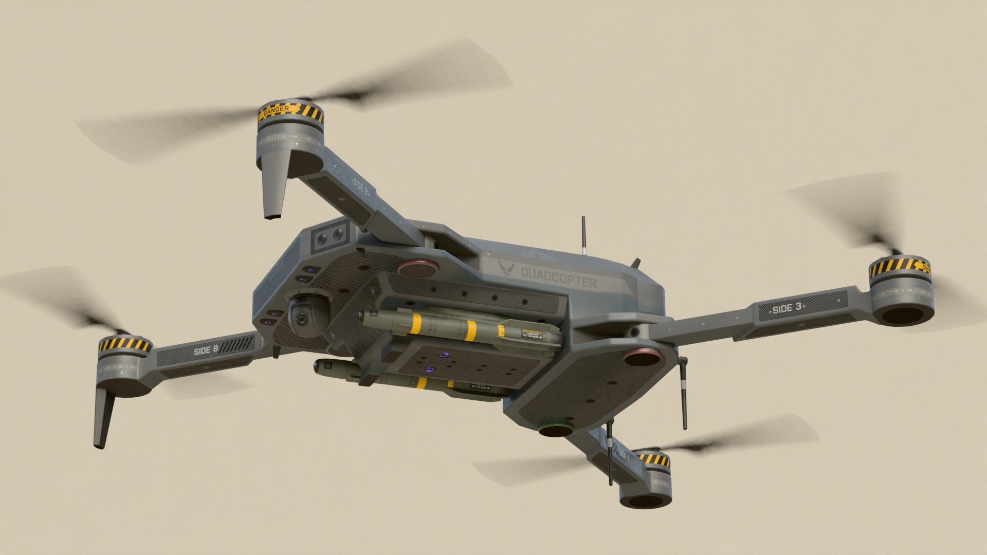 Military Drone SC 3D Model - TurboSquid 2319551
