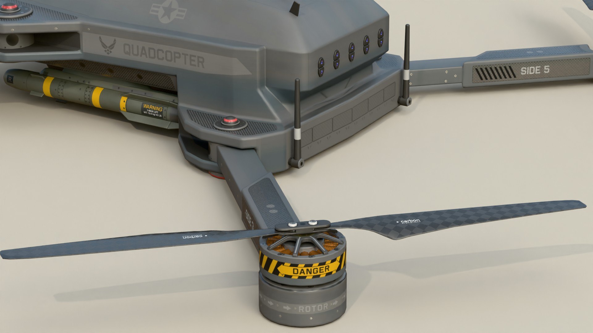 Military Drone SC 3D Model - TurboSquid 2319551