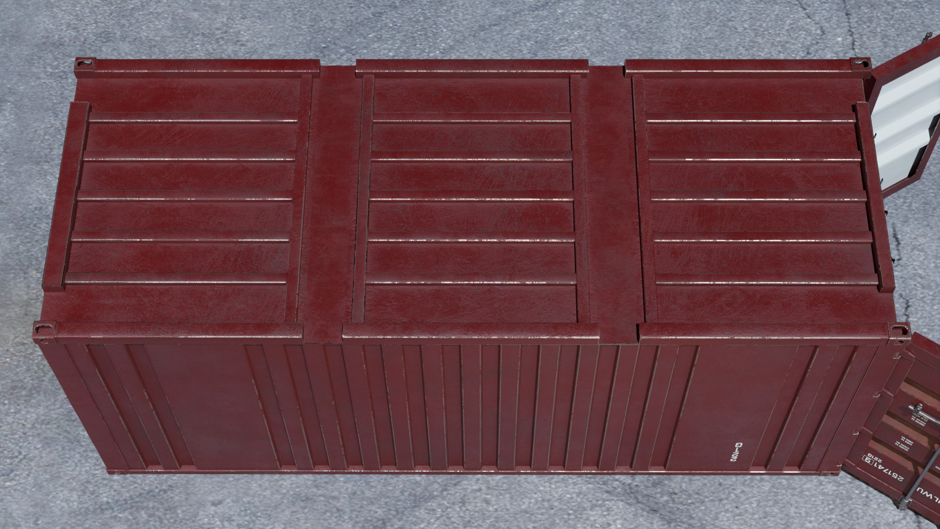 Shipping Container Model - TurboSquid 2099333