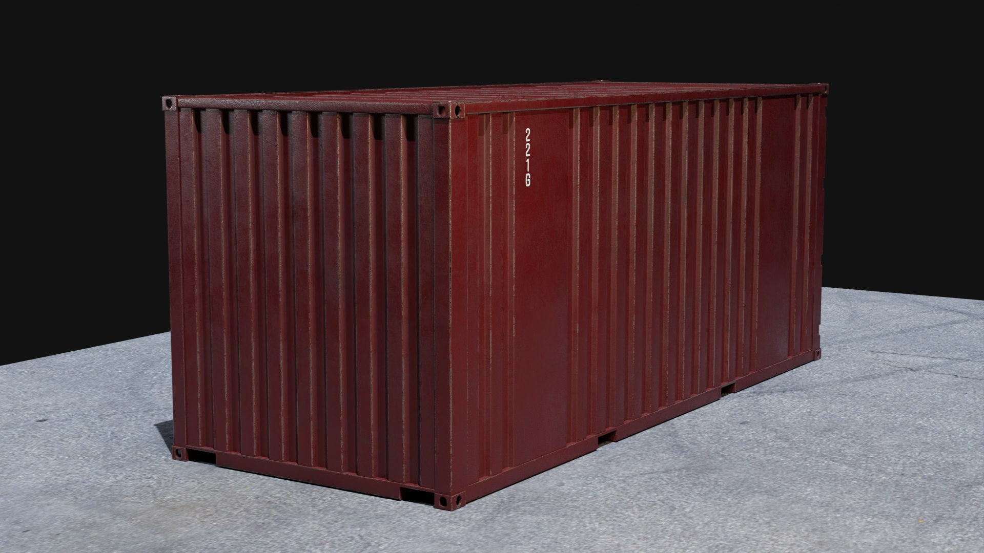 Shipping Container Model - TurboSquid 2099333