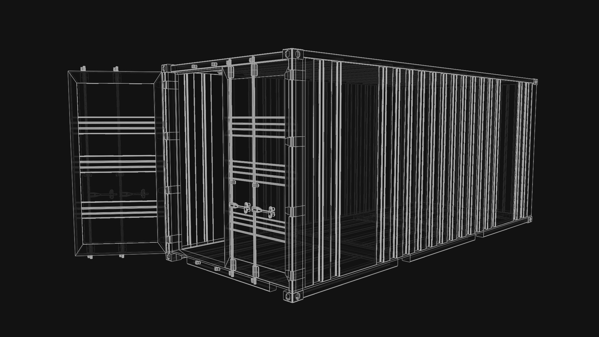Shipping Container Model - TurboSquid 2099333