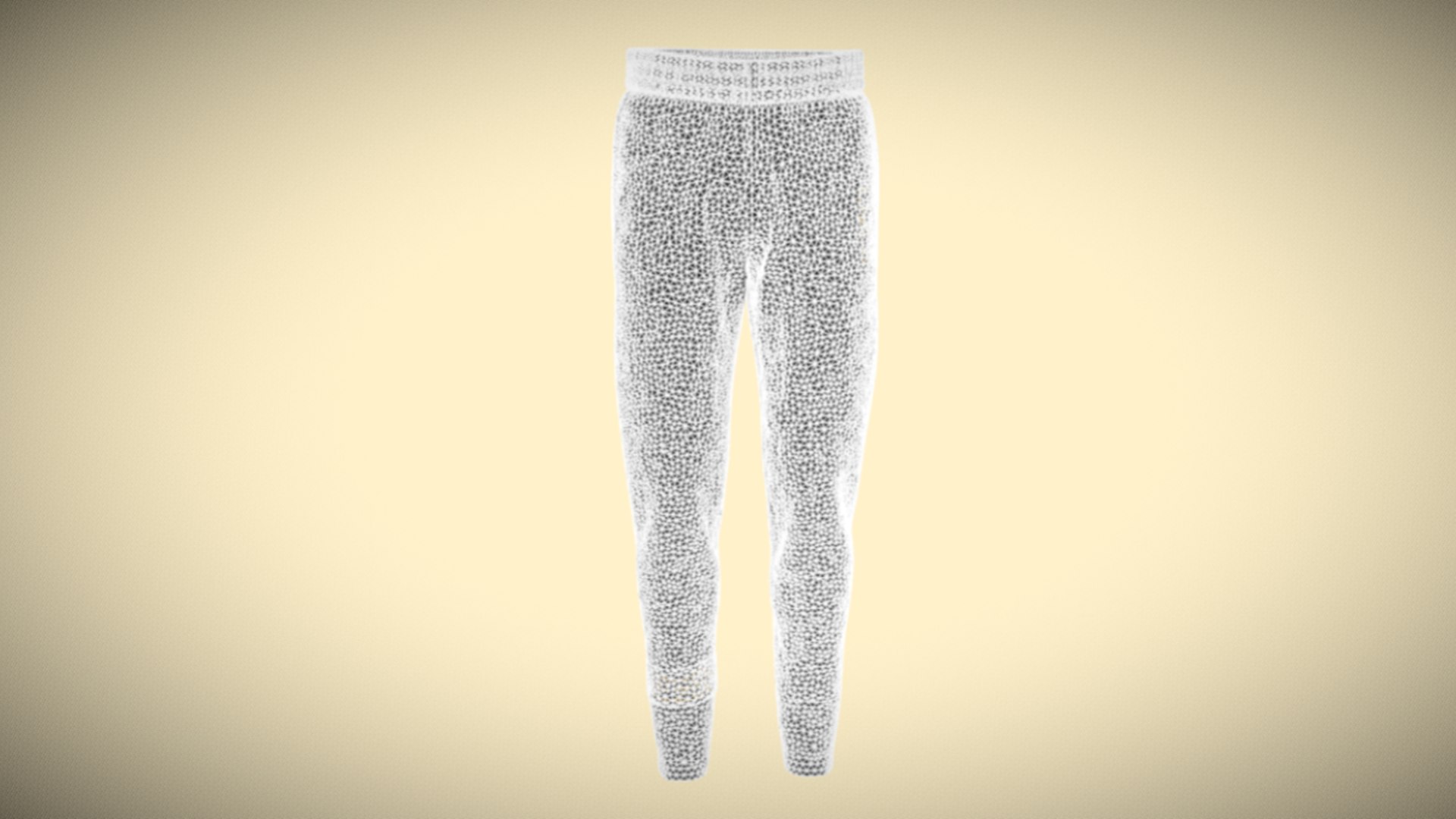 3D Model Track Pants-Black And Gold In Low Poly - TurboSquid 2386516