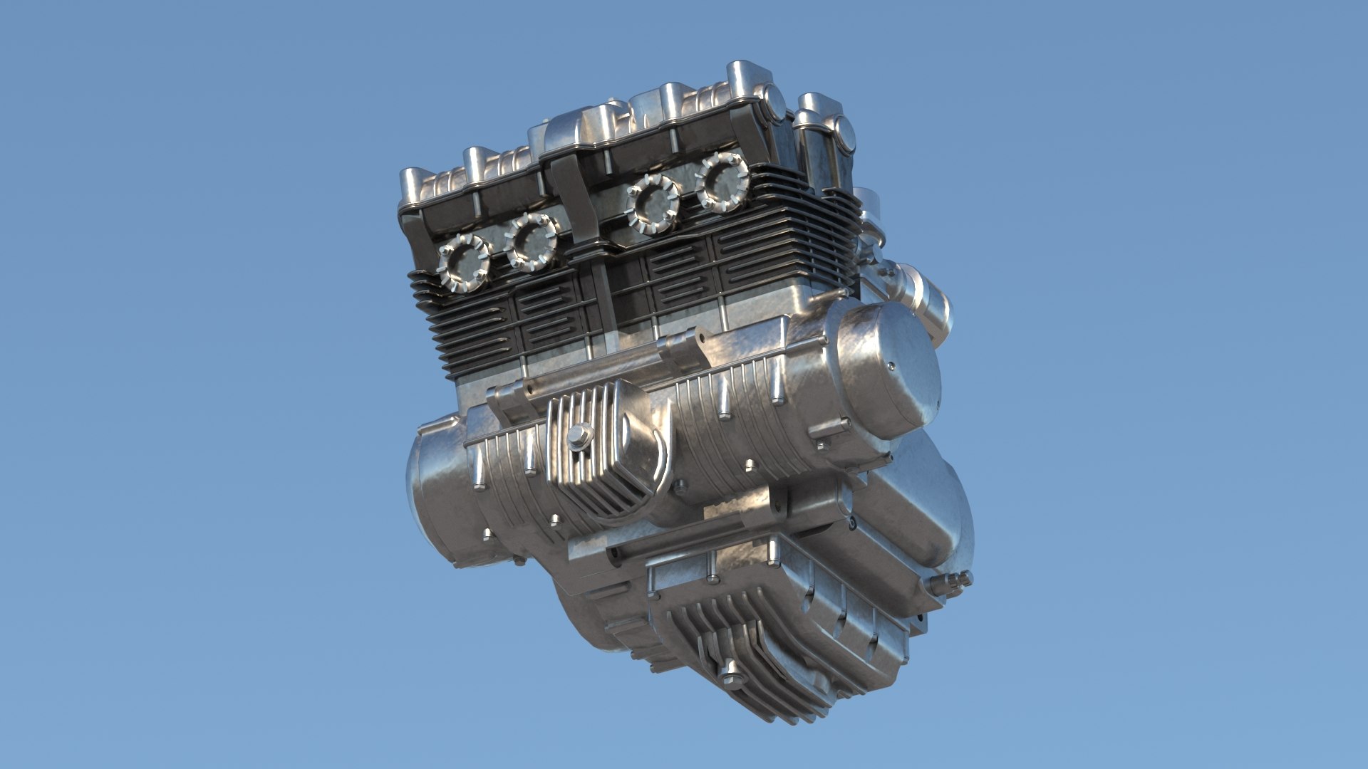 Cylinder Motorcycle Engine Model - TurboSquid 1469964